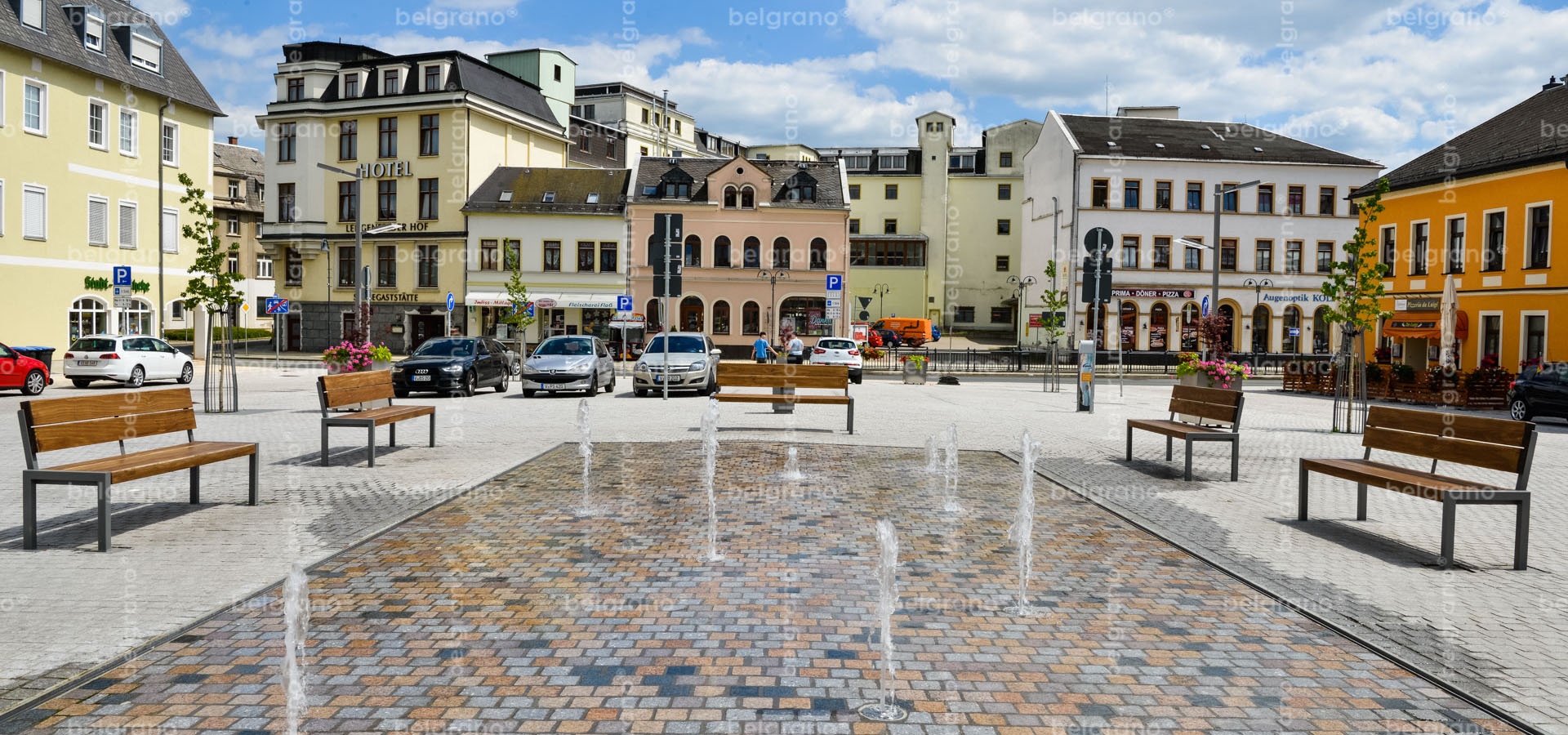 Lengenfeld | Neugestaltung Marktplatz - BESCO - Berliner Steincontor GmbH