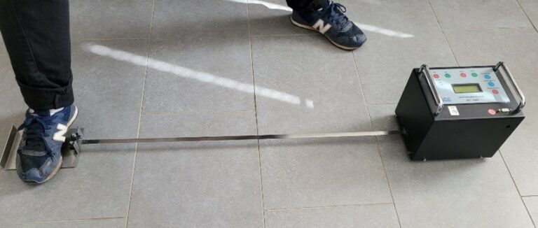 Determination of slip resistance according to DIN EN 16165:2021