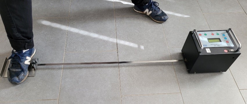 Determination of slip resistance according to DIN EN 16165:2021